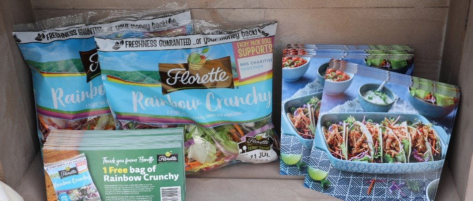 Florette Rainbow Crunchy Salad Art | Food is Art