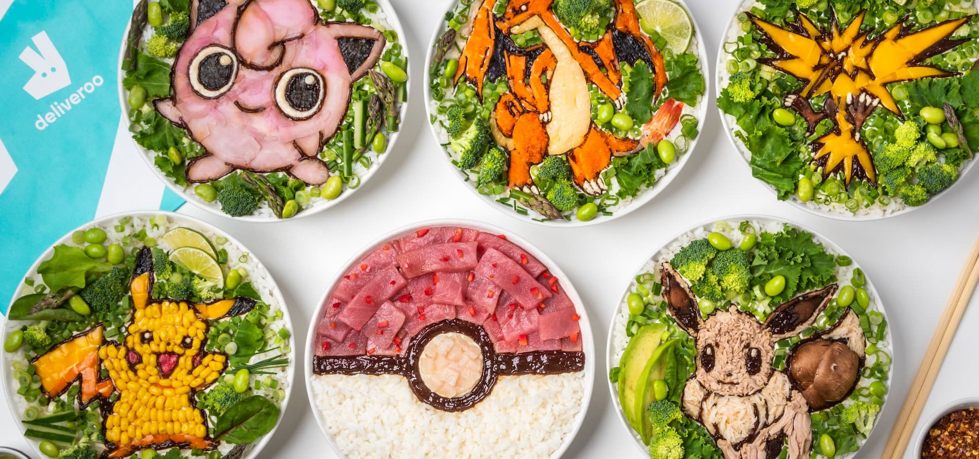 Deliveroo Poke-Mon Bowls | Food is Art